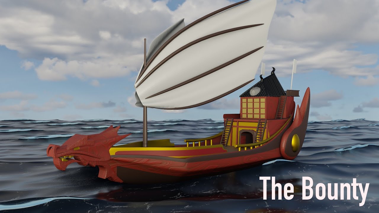 Ninjago - The Bounty (3D Model) - YouTube
