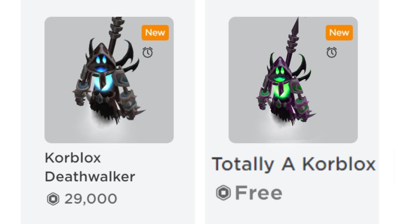 NO WAY!!! (Korblox Deathwalker) - YouTube