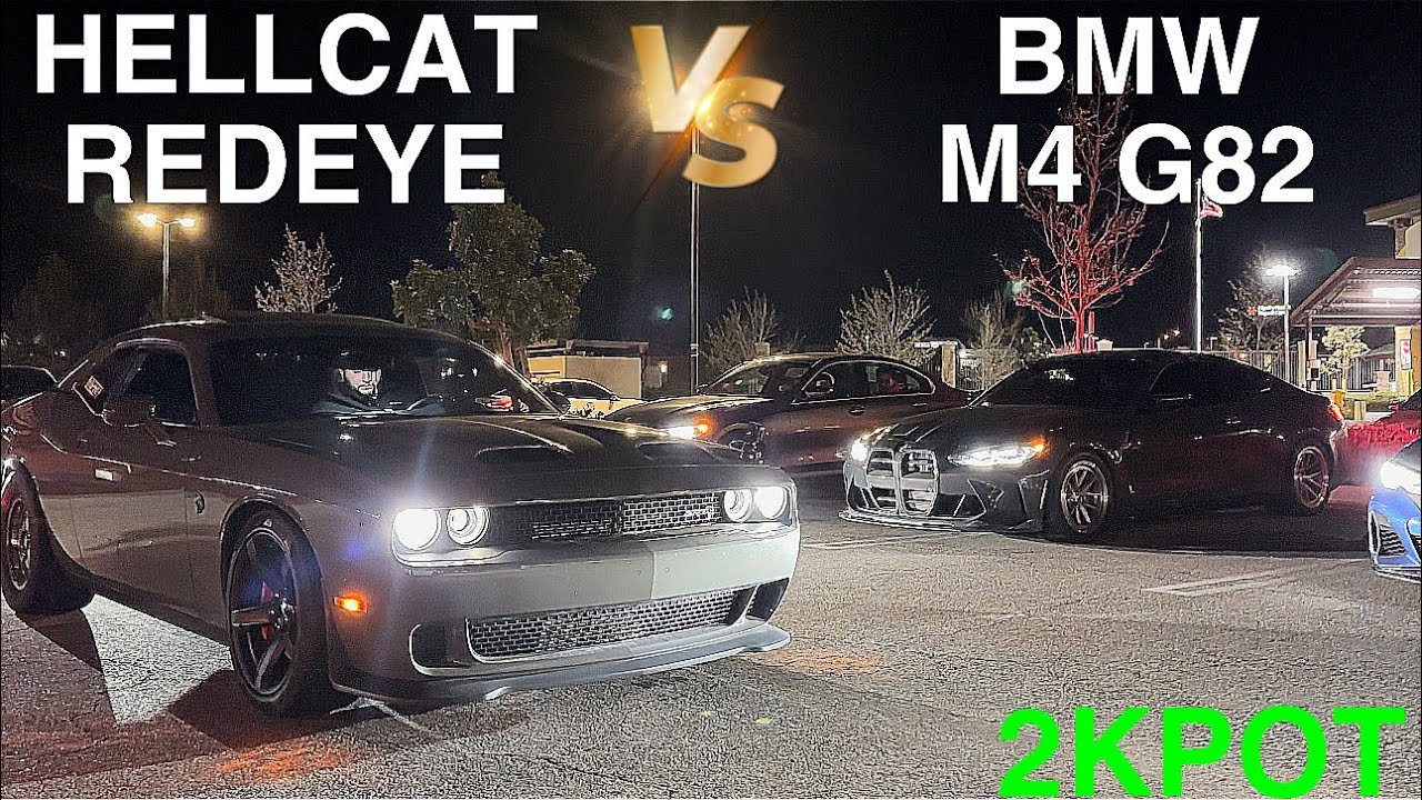 HELLCAT REDEYE VS BMW M4 2KPOT WE BACK #mexico #racing #hellcat #bmw #funny - YouTube