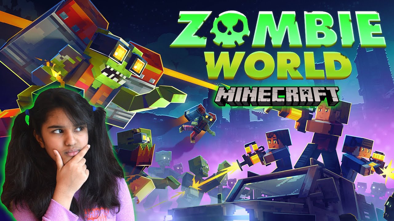 Zombie World Fighting ZOMBIES with NEW Weapons in this Minecraft ...