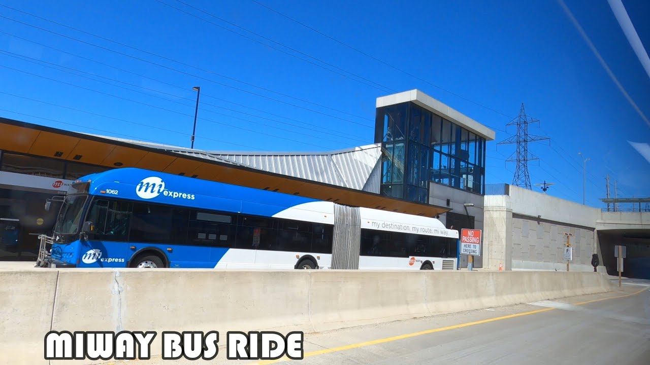 Meadowvale Express | MiWay Route 109 Bus Ride From City Centre Terminal ...