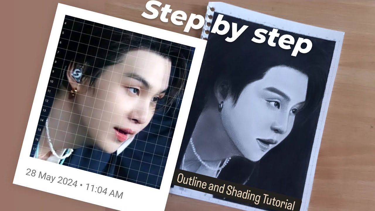 EASY WAY TO DRAW BTS SUGA STEP BY STEP FOR BEGINNERS - YouTube
