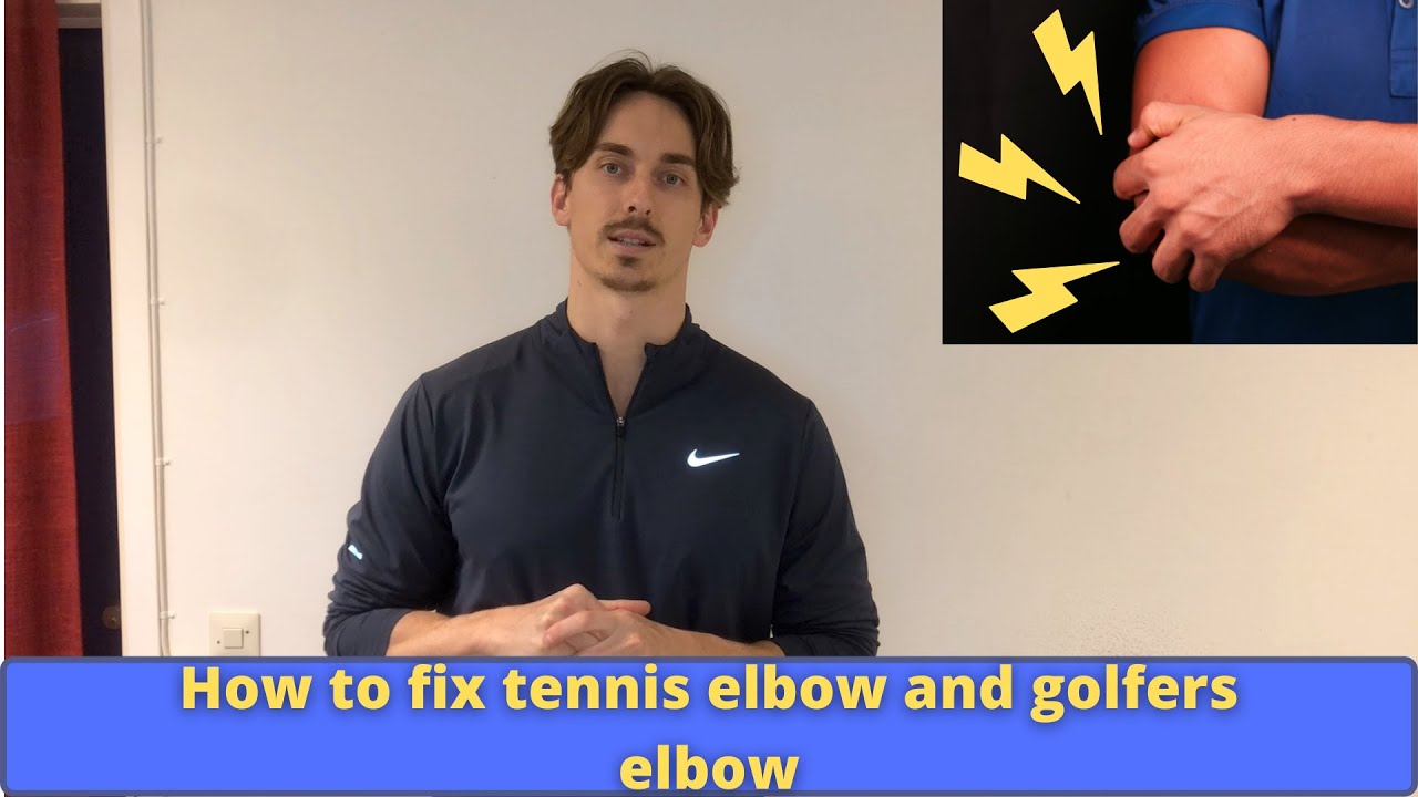How to fix tennis elbow and golfers elbow - YouTube