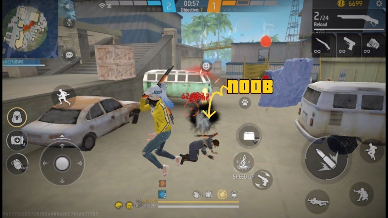 2 noobs vs me🤣 - YouTube