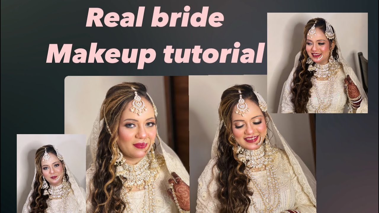 Real bridal makeup tutorial#trending #viral #indian#wedding - YouTube