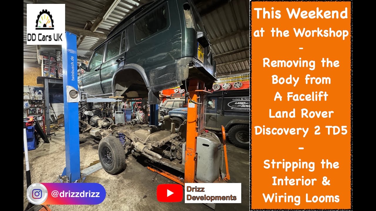 Land Rover Discovery TD5 Strip Out Body Off - Donor For the Range Rover ...