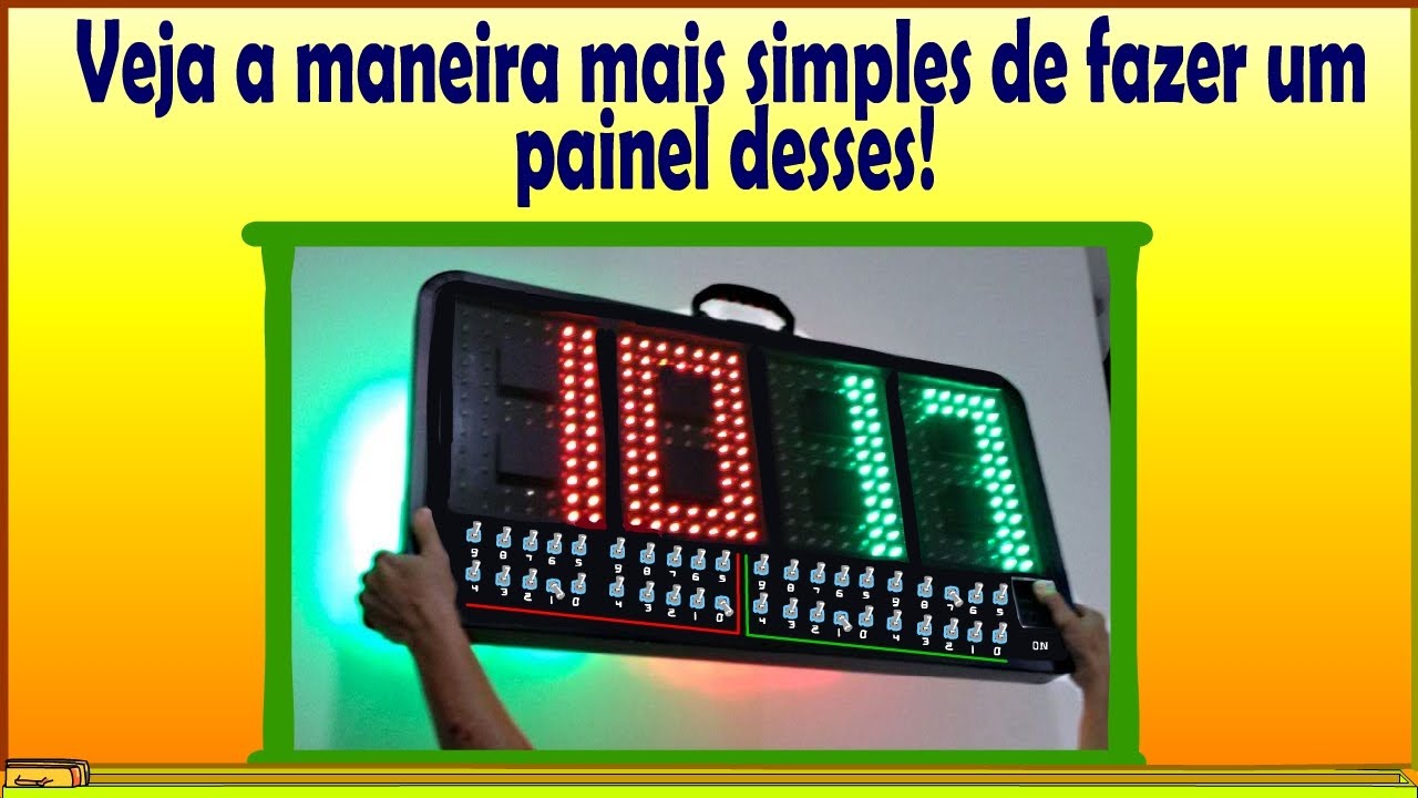 O Painel numérico de LED mais simples do mundo. - YouTube