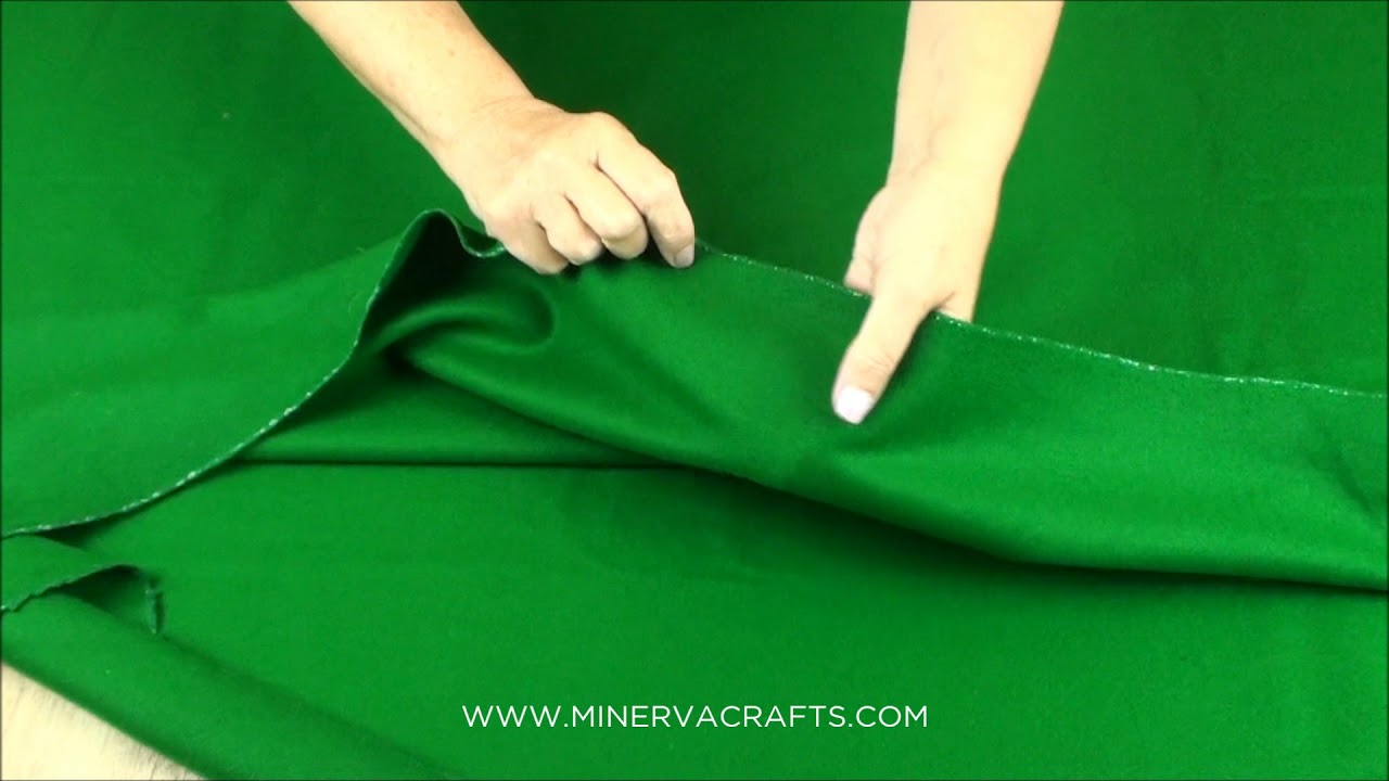 Wool & Nylon Baize Fabric - YouTube