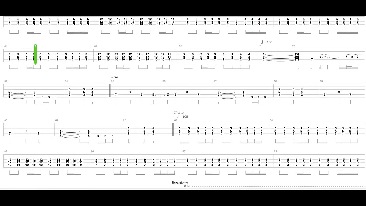 Still Counting Tab by Volbeat + Guitar only + Guitar tab - YouTube