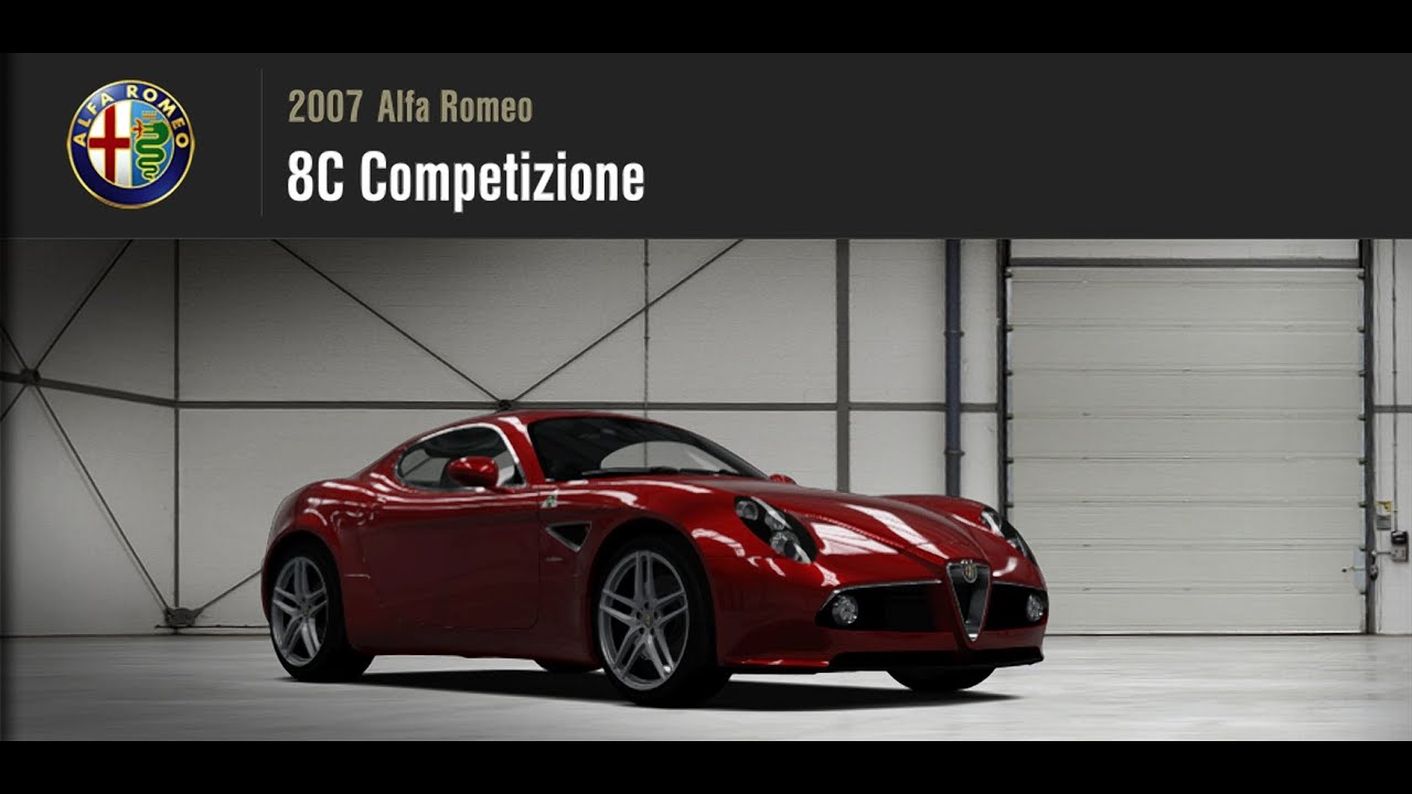Will It 'Ring? - Alfa Romeo 8C Competizione '07 - Project Forza Plus 4 ...