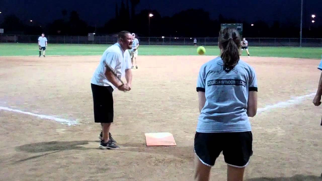 Fielding Cliff Catch In Deep Center Left Game 4 FBC Softball 2012 - YouTube