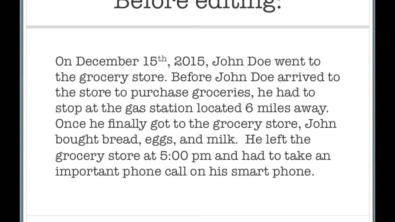 Editing with AP Style - YouTube