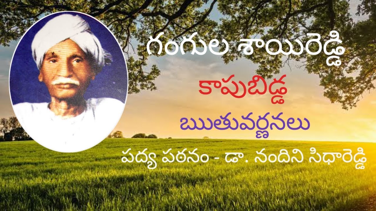 Gangula Saireddy | Kaapubidda | Nandini Siddareddy | PadaChitra - YouTube