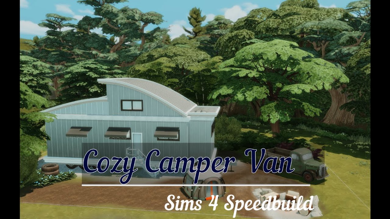 Camper Van Speed Build | Sims 4 - YouTube