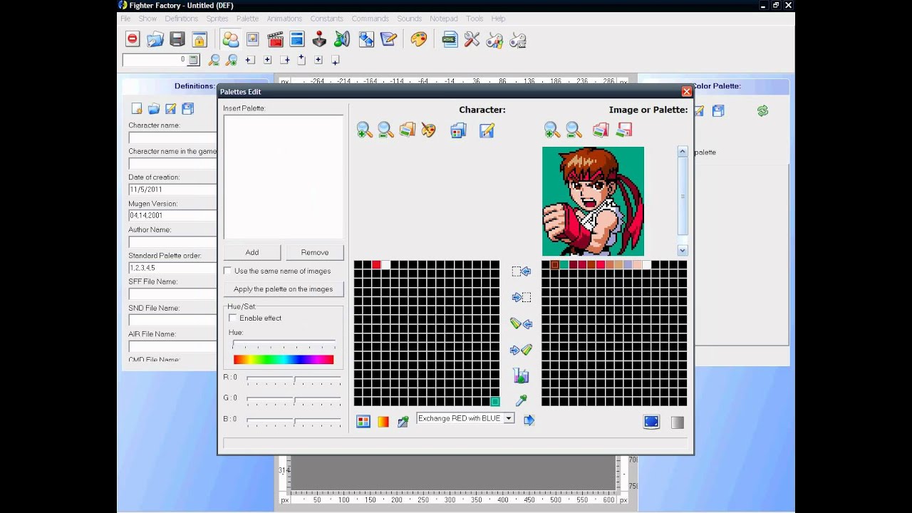 Kyle Teaches MUGEN! - Part 1 - Pallete - YouTube