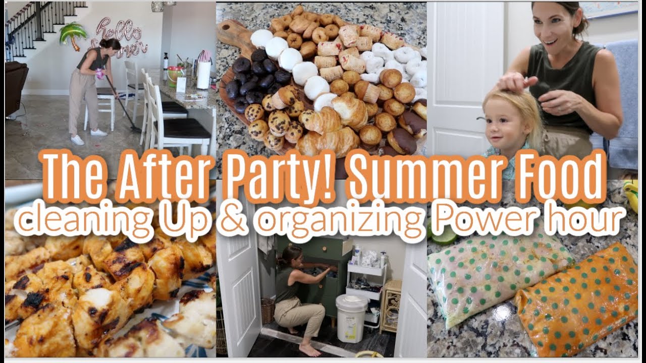The After Party! Summer Food, Brunch Board, Carbs, Cleaning Up ...
