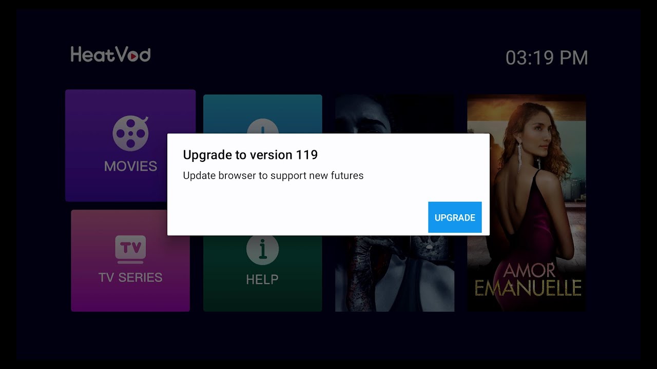 vSeeBox HEAT VOD Upgrade to version 119. This affects V1, V1MAX, V2 Pro ...