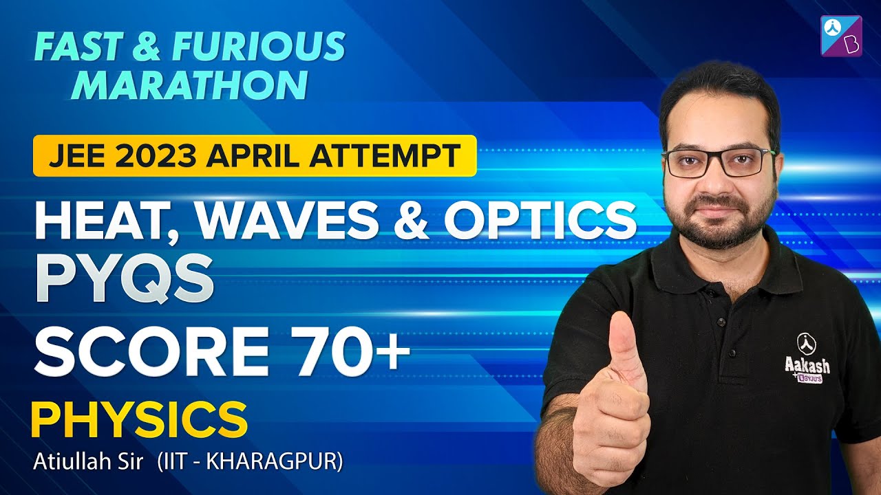 Heat Waves Optics PYQs Physics JEE MAIN 2023 Atiullah Sir Heat Waves Optics PYQs Physics JEE MAIN 2023 Atiullah Sir