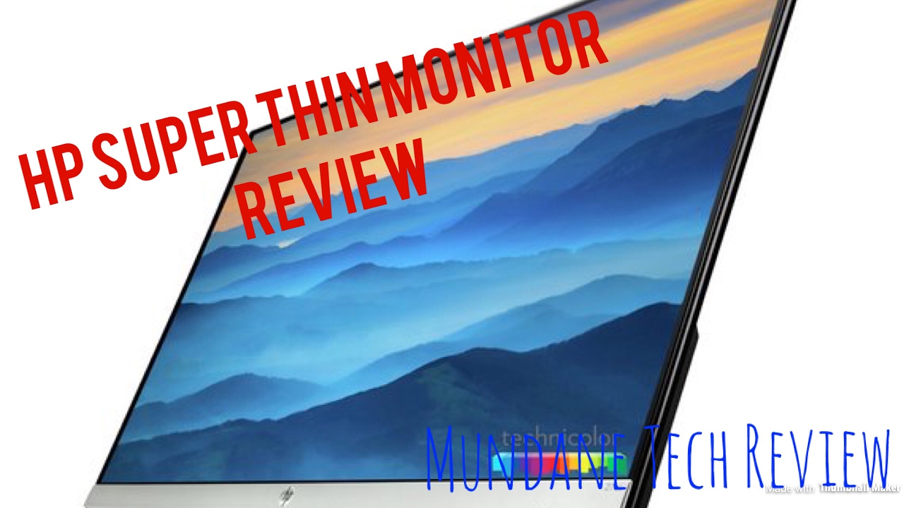 Super thin HP computer monitor unboxing and review! Great quality ...