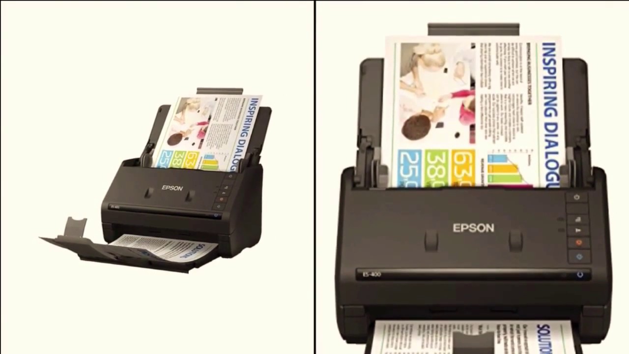 Epson WorkForce ES-400 (es400) Color Duplex Document Scanner for PC and ...