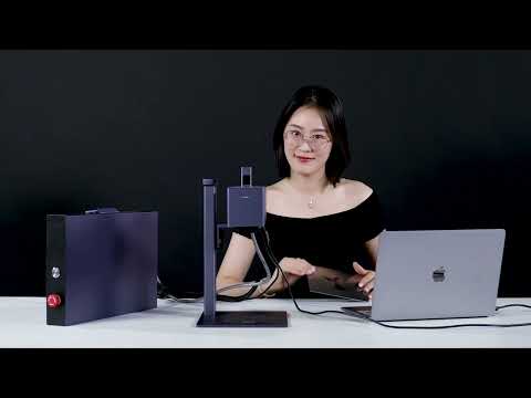 Gweike G2 20W Fiber Laser Engraver Color Engraving Instruction Using ...