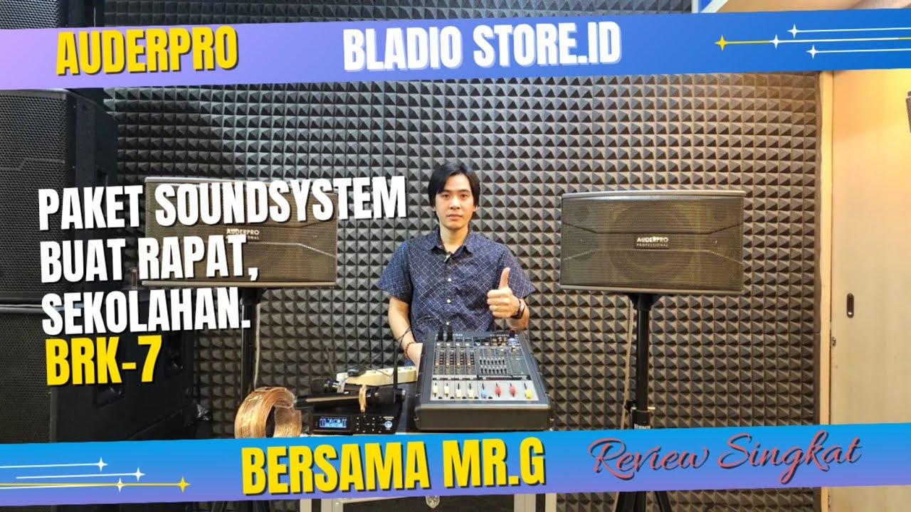 Paket RAPAT KECIL BRK-7 Sound System Meeting Speaker Pasif, Merk ...