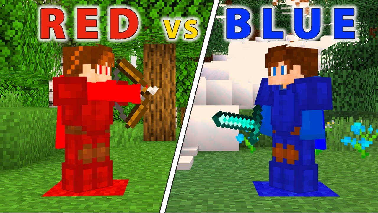 I Hosted a Minecraft Red vs Blue Event | You Can Join The Next One ...