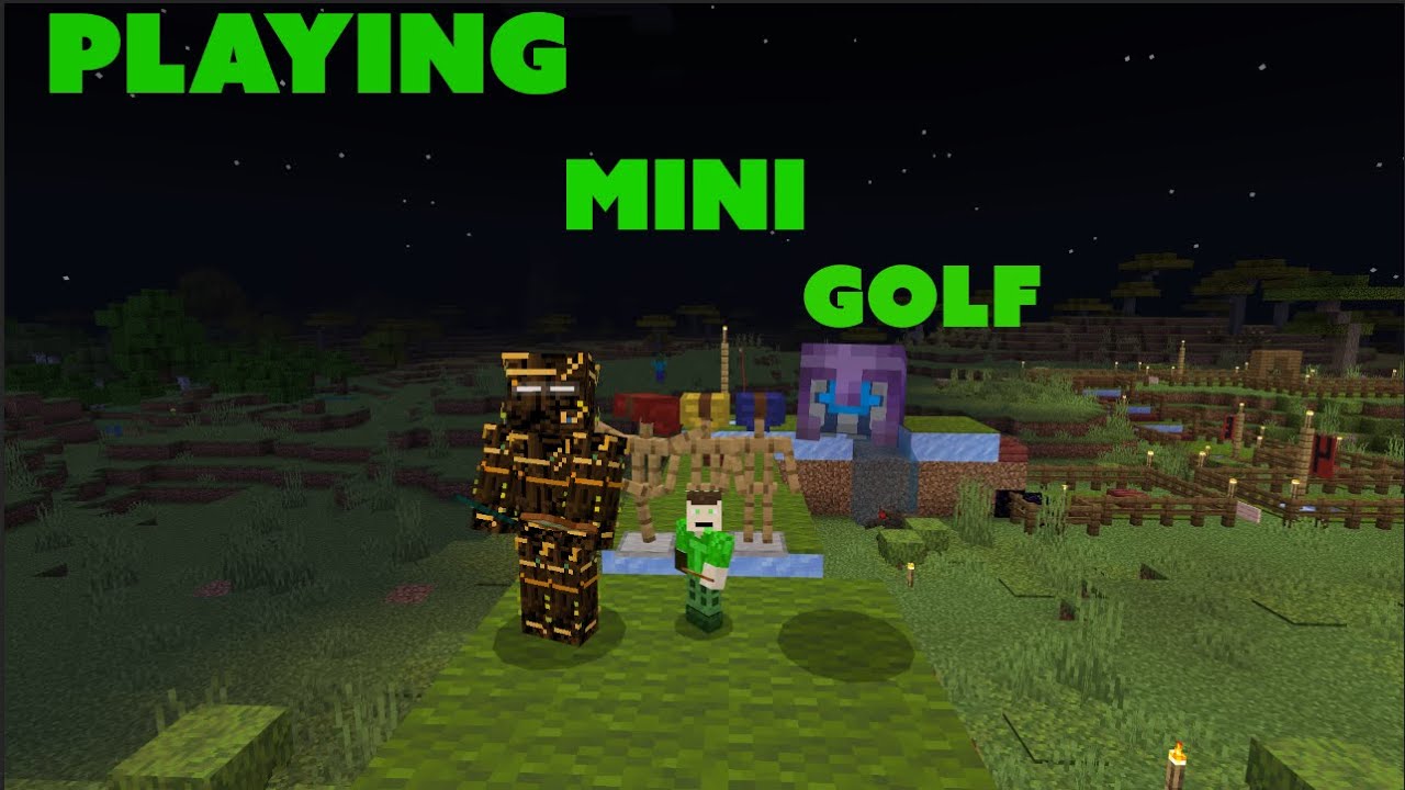 Playing Mini Golf in Minecraft! Origins S2E17 - YouTube