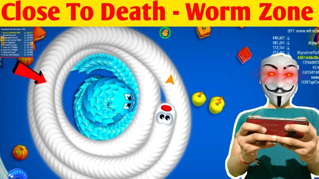 Close to Death - Worm Zone | No.001 Snake Out Trick Worms Zone ...