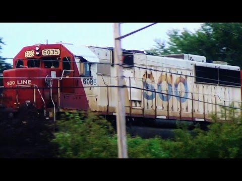 SOO Line 6035 Engine w CP Engine Leading - YouTube
