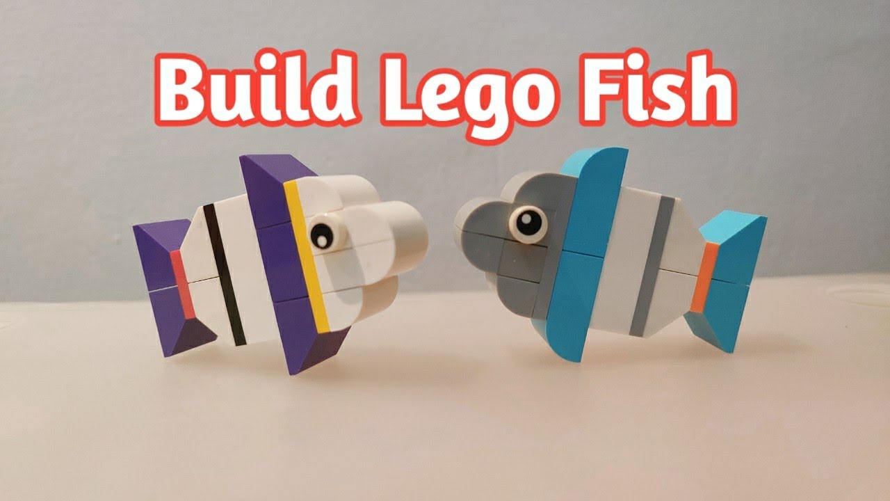 Lego Fish 🐠🐋🐟 | Lego Easy Build - YouTube