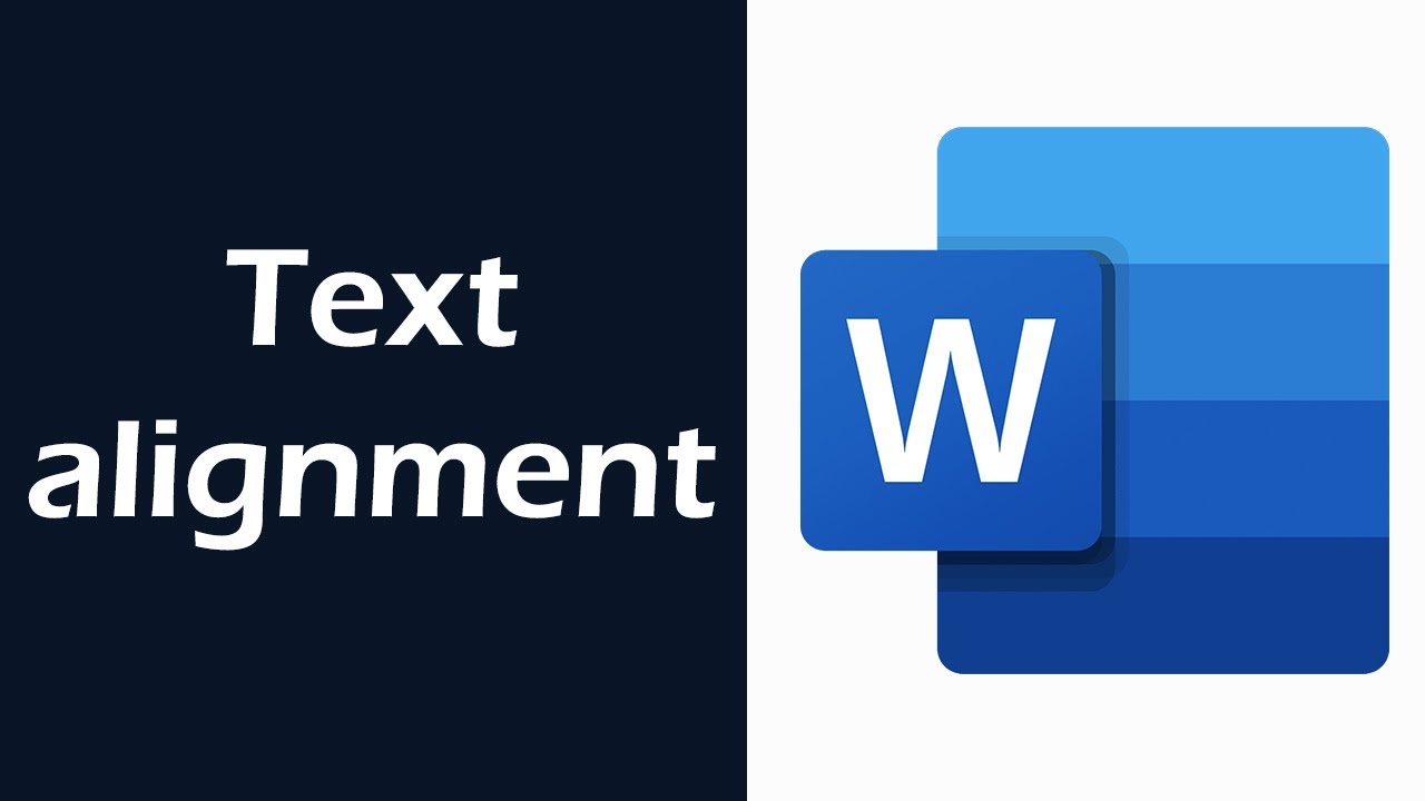 How Do You Align Text In Word YouTube How Do You Align Text In Word YouTube