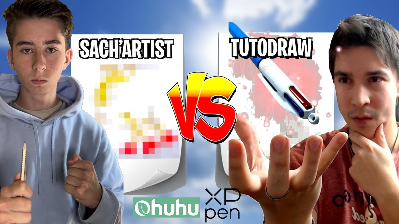 @TutoDraw VS @sachartist ! Le grand tournoi des Artistes, Manche 1 ...