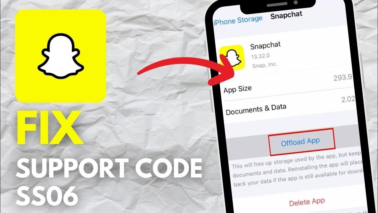 redo How To Fix Snapchat Support Code SS06 - YouTube
