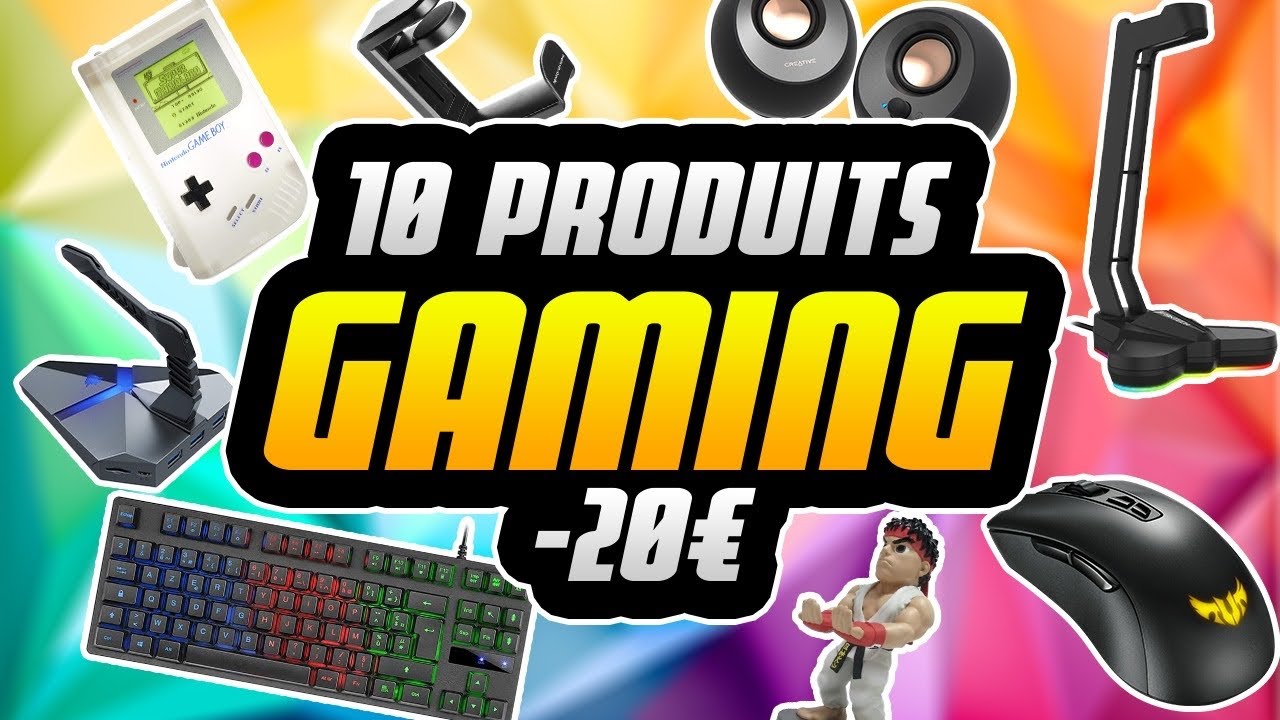 10 PRODUITS GAMING (pas cher) À MOINS DE 20€ POUR AMÉLIORER SON SETUP ...