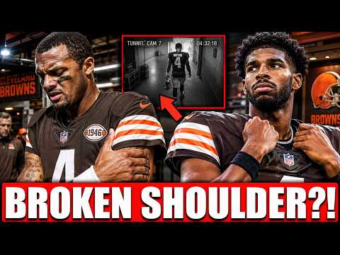 Deshaun Watson WALKS OUT as Shedeur Sanders' MASSIVE Muscle EXPOSES His Broken Shoulder!