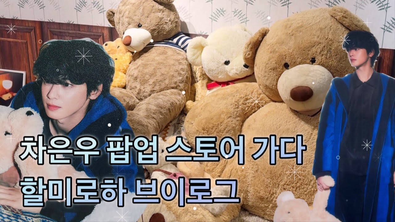 아로하 브이로그ㅣ아스트로 차은우 미스테리 엘리베이터 팝업 스토어 구경간 할미로하 Cha Eunwoo Of Astro Pop