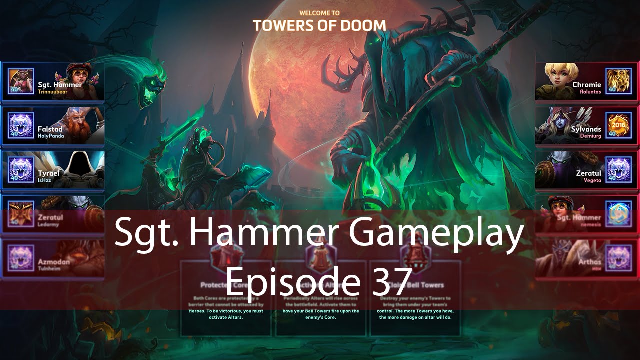 Heroes of the Storm: Sgt. Hammer Gameplay Episode 37 - YouTube