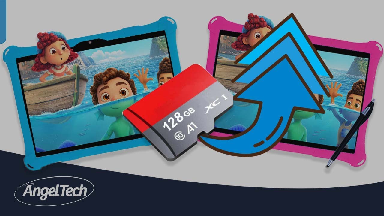 AngelTech Kindertablet SD -Kaart Upgrade - YouTube