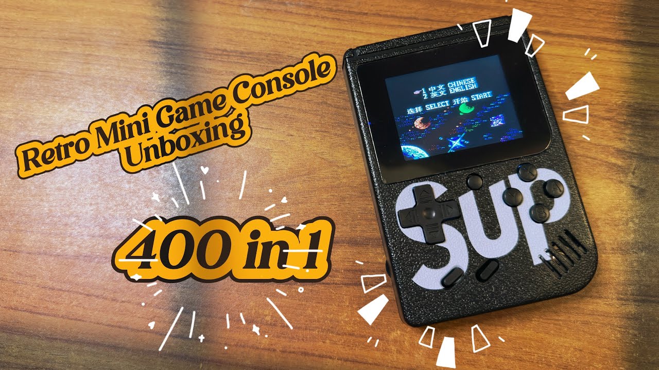 Retro Games Mini Console Unboxing! - YouTube