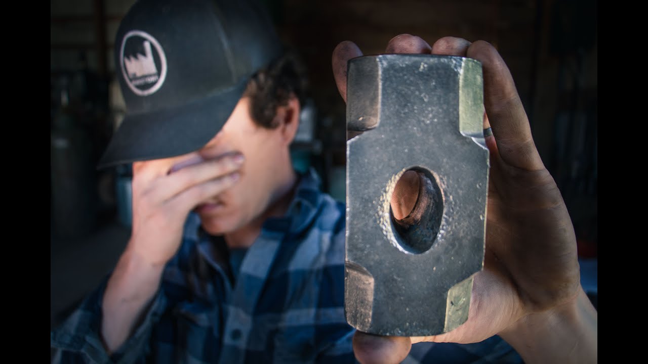 Can I forge a SLEDGE HAMMER in ONE HEAT!!?? - YouTube