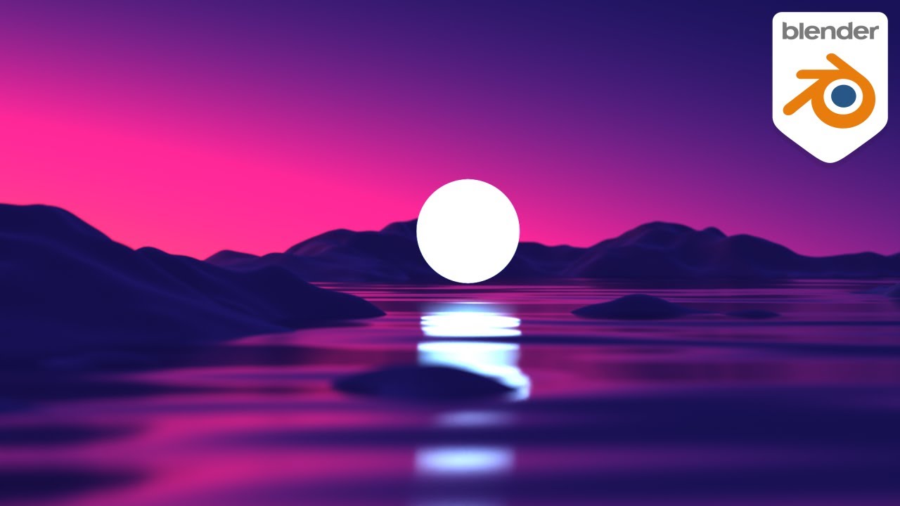 Create a Fantasy Landscape Scene in Blender 3D!! - YouTube