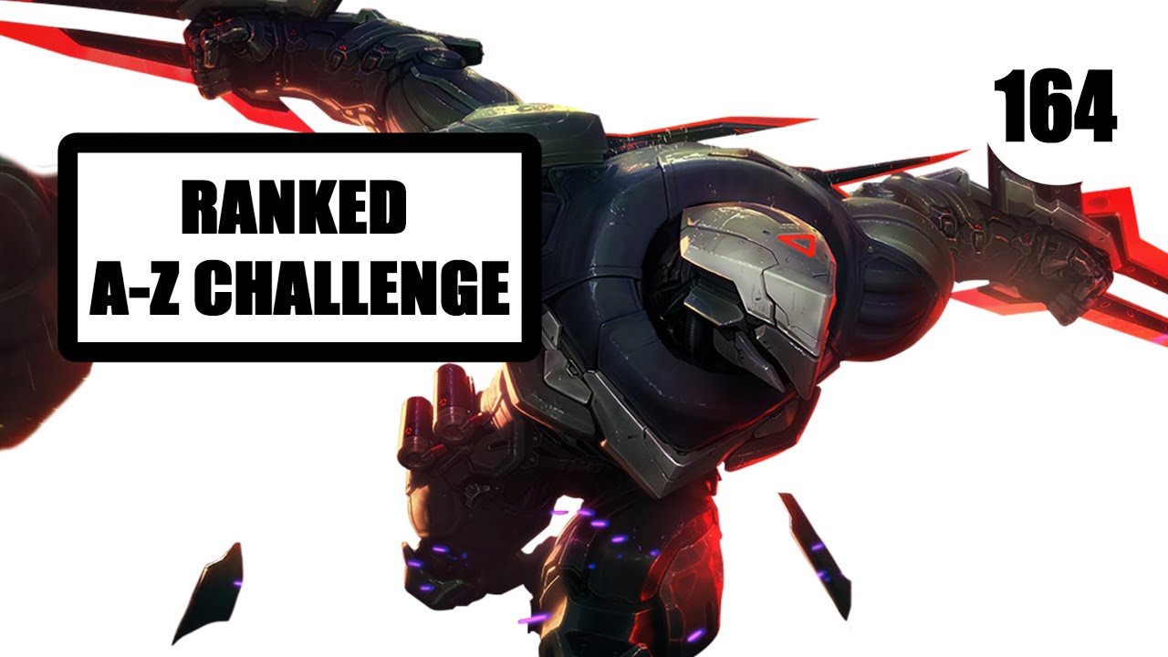 LEAGUE OF LEGENDS RANKED A-Z CHALLENGE - Zed - YouTube