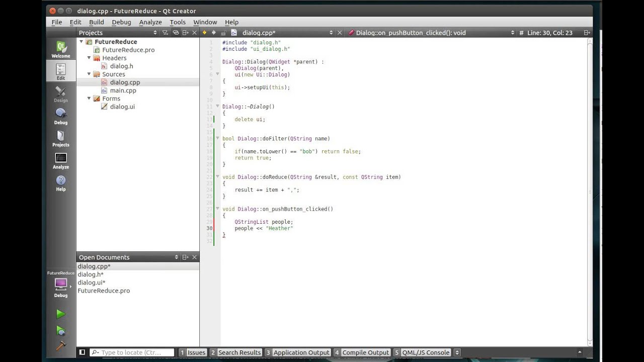 C Qt 127 Qtconcurrent Filterreduce And Qfuture Youtube