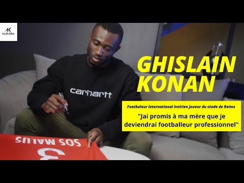GHISLAIN KONAN - FOOTBALLEUR PROFESSIONNEL de Daloa (Côte d'Ivoire) au stade de Reims