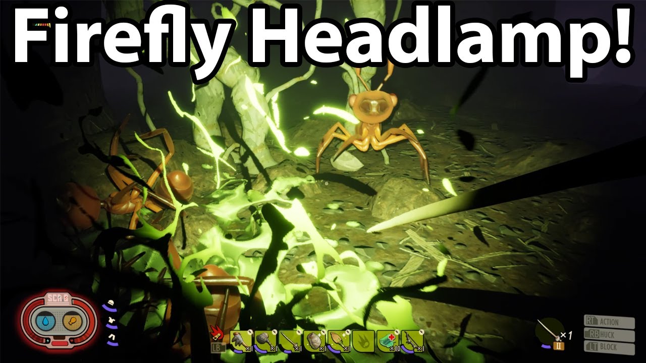 Firefly HEADLAMP! Grounded Gameplay! - YouTube