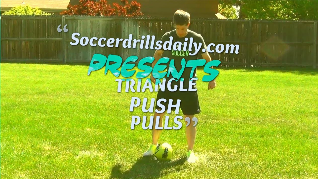 Soccer Drills for Ball Control - Triangle Push Pulls ...