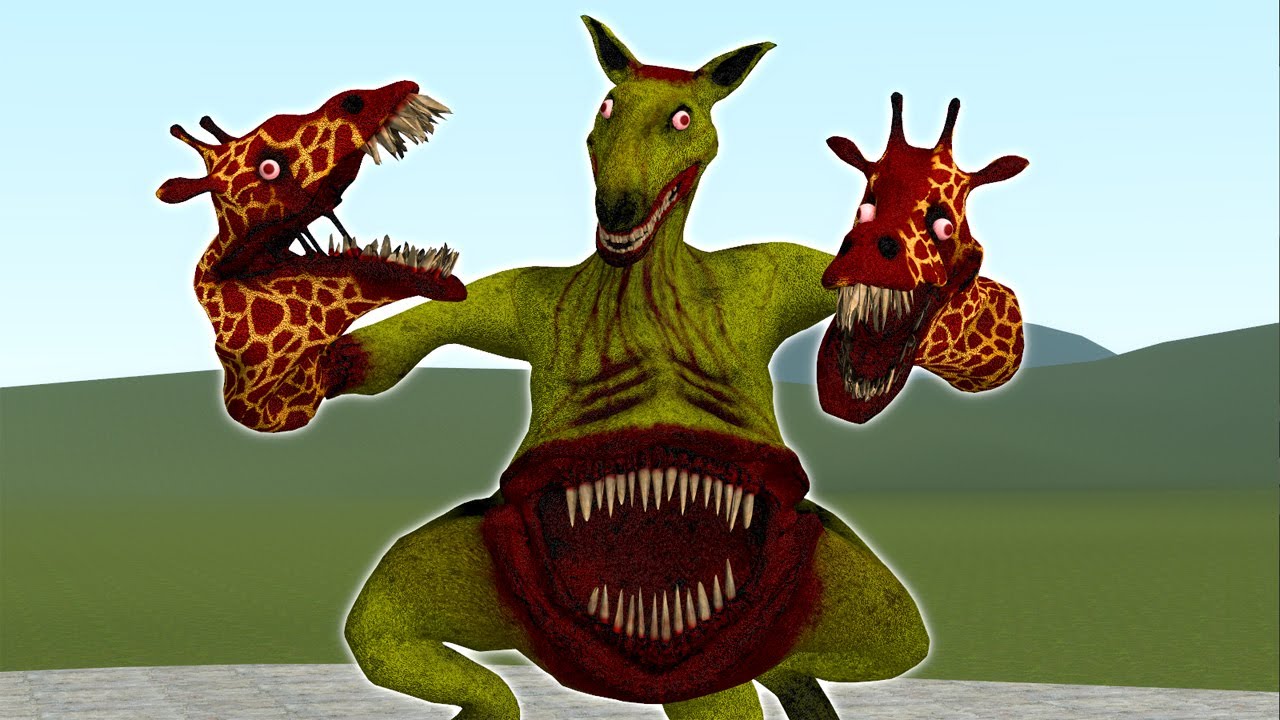 NEW KANGAROO GIRAFFE MUTANT ANIMAL ZOOCHOSIS in Garry's Mod - YouTube