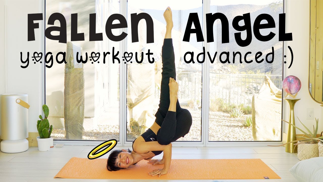 Fallen Angel Arm Balance Yoga Workout 🔥 Advanced Yoga Vinyasa Youtube