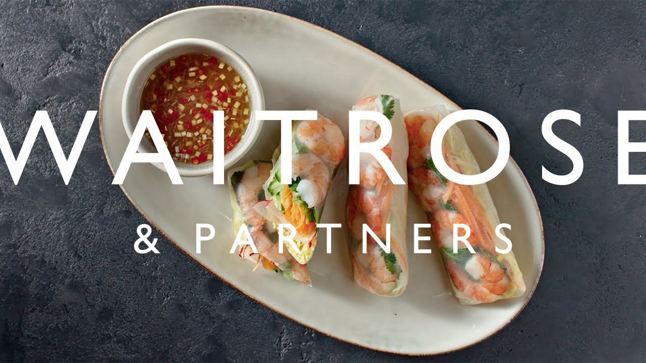 Vietnamese-style Fresh Rolls | Waitrose & Partners - YouTube